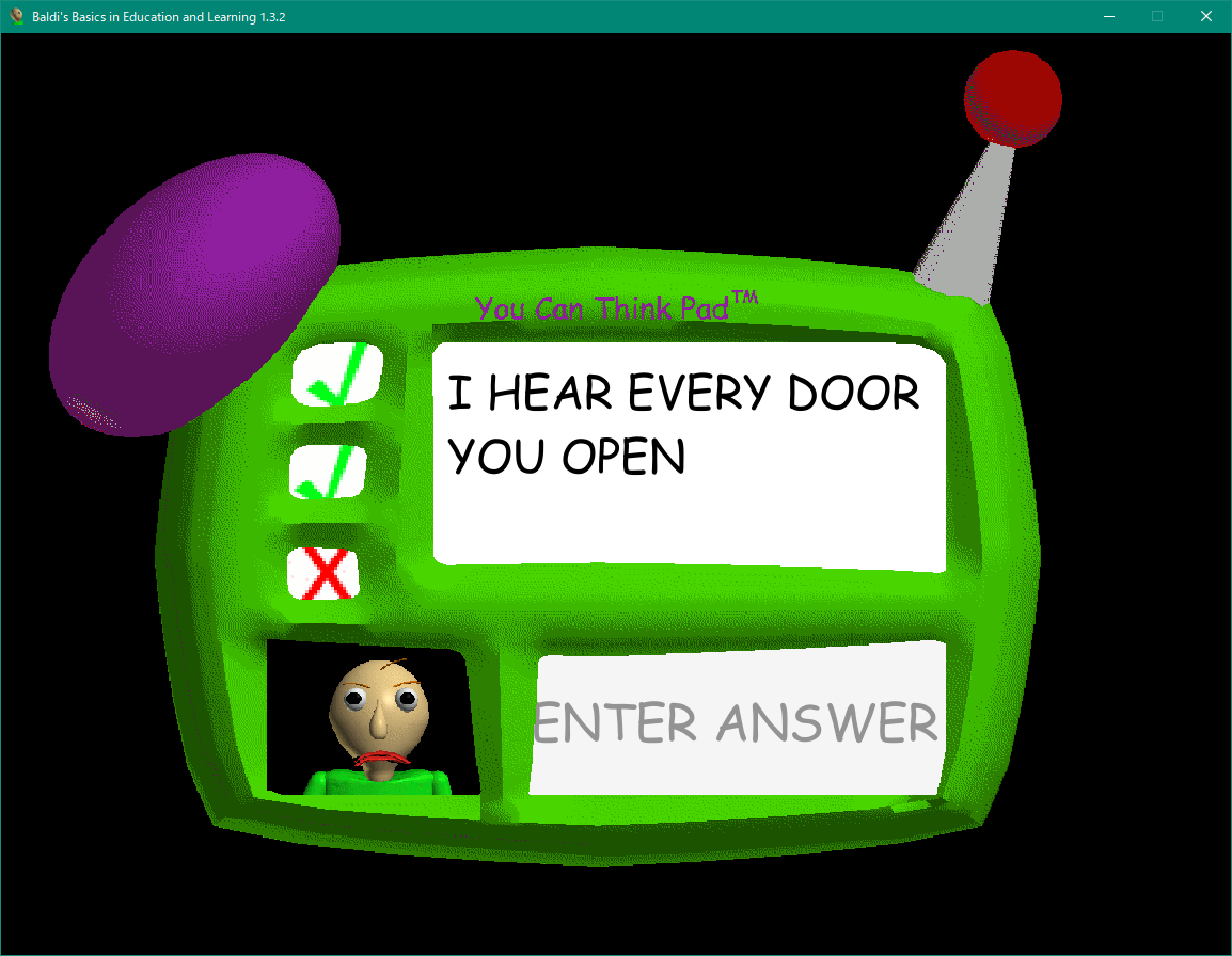 【Baldi's BASICS】Baldi先生は本当にドアの音を聞いているのか？【検証してみた】: コワレタのフリーゲーム館